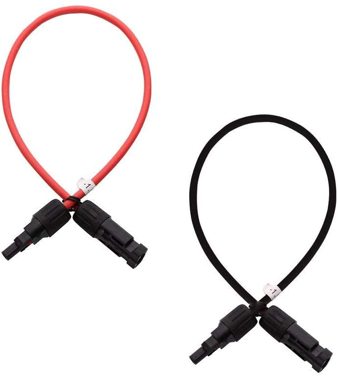 Solar Extension Cable - 1.5ft 12AWG Pair | Renogy AU